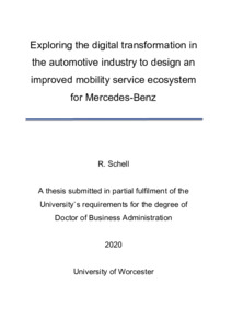 Exploring the digital transformation in the automotive industry to ...